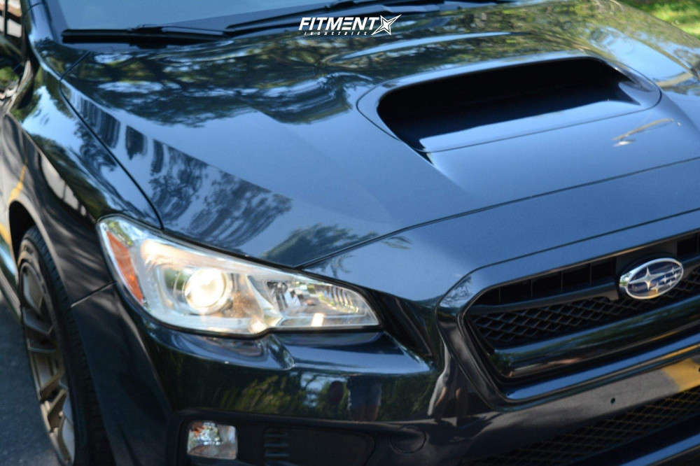 2017 Subaru WRX Base with 17x9 AVID1 AV20 and Achilles 245x40 on Stock ...