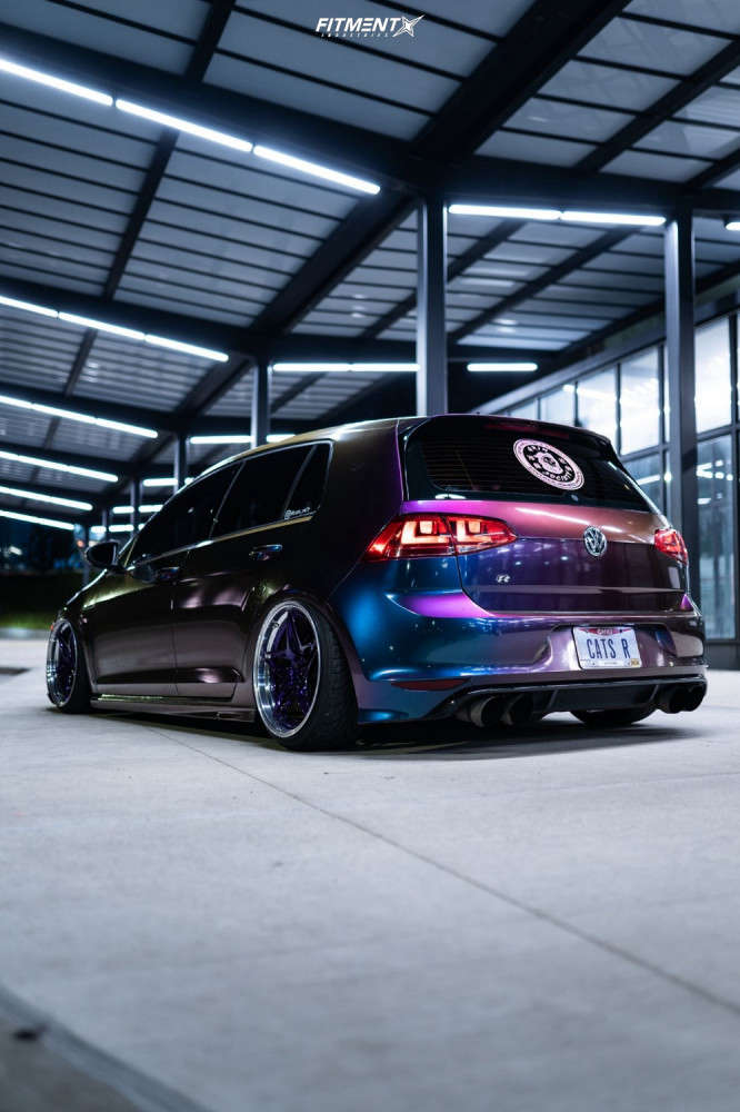 2016 Volkswagen Golf R Base with 18x9.5 Rotiform Vda and Federal 215x35 ...