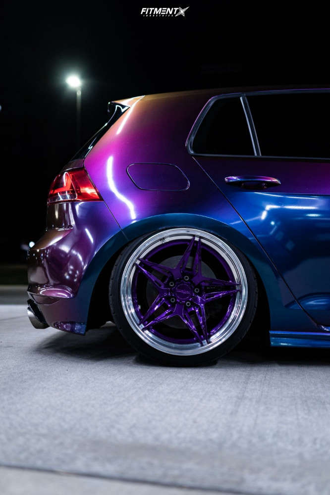 2016 Volkswagen Golf R Base with 18x9.5 Rotiform Vda and Federal 215x35 ...