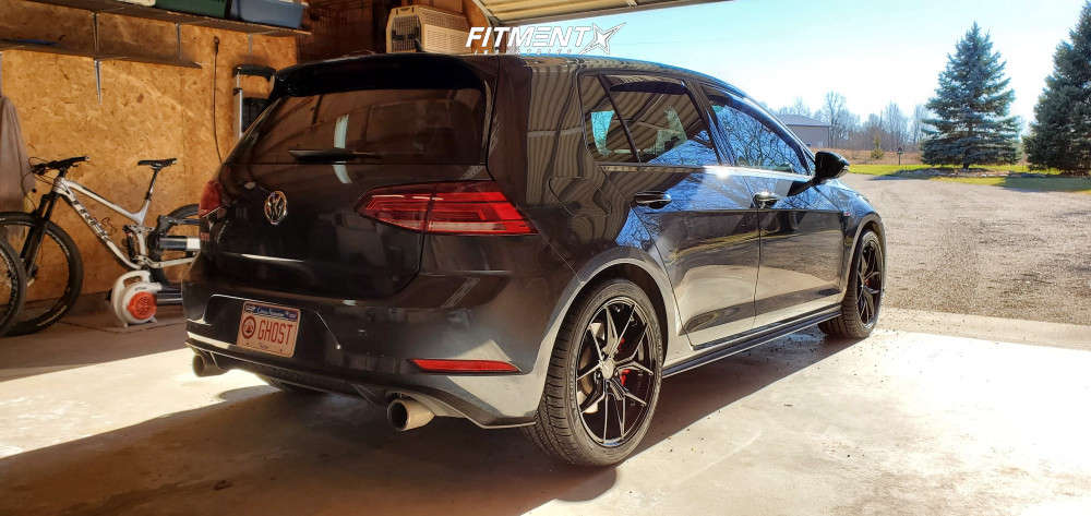 2019 Volkswagen GTI Rabbit Edition with 18x8.5 Enkei Tsr-x and Michelin ...