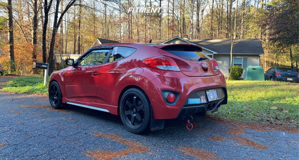 2016 Hyundai Veloster Turbo with 18x8 AVID1 AV6 and Nitto 235x40 on ...