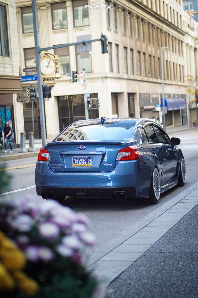2018 Subaru WRX Limited with 18x9.5 Rotiform Ind-t and Nankang 215x40 ...