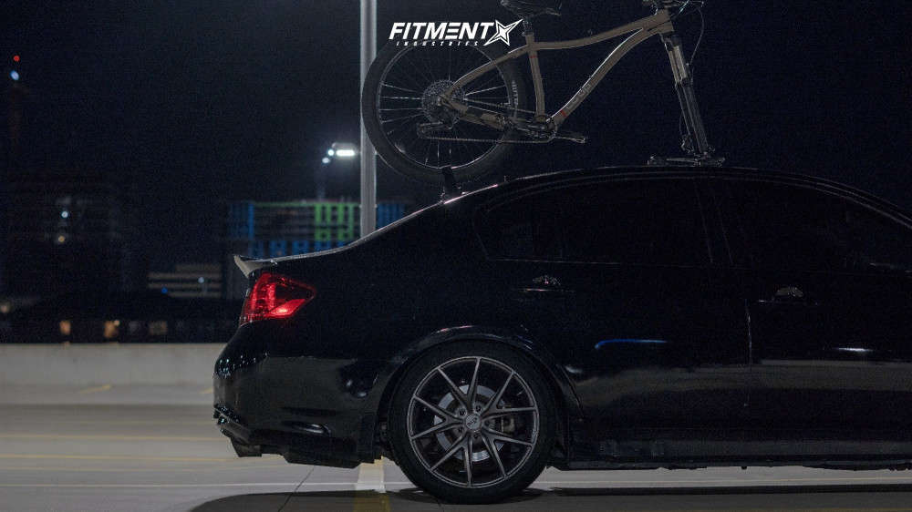 2010 INFINITI G37 Base with 19x8.5 Niche Misano and Goodyear 245x35 on ...