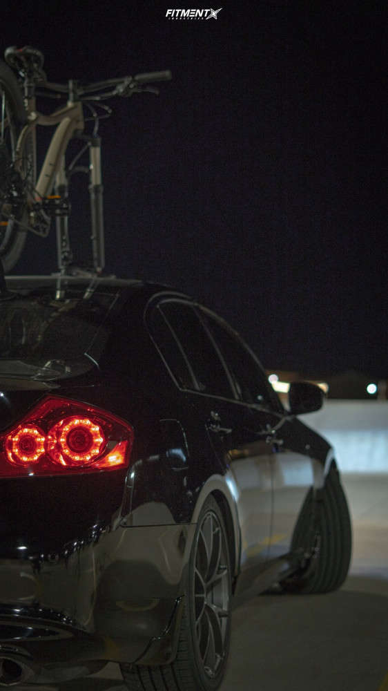 2010 INFINITI G37 Base with 19x8.5 Niche Misano and Goodyear 245x35 on ...