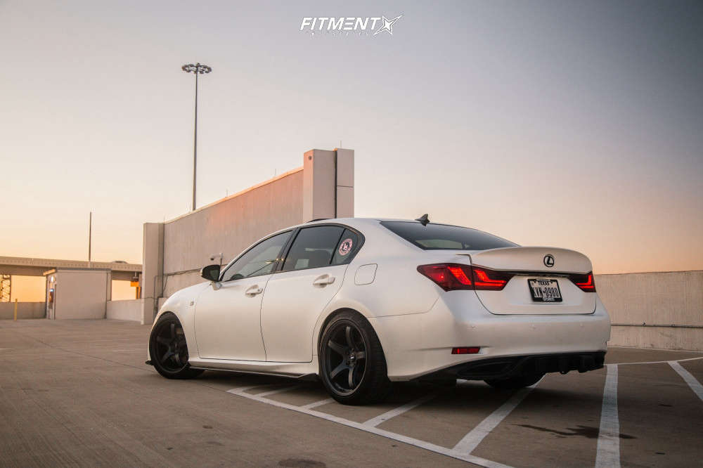 2013 Lexus GS350 F Sport with 19x9.5 Rays Engineering 57cr and Falken ...