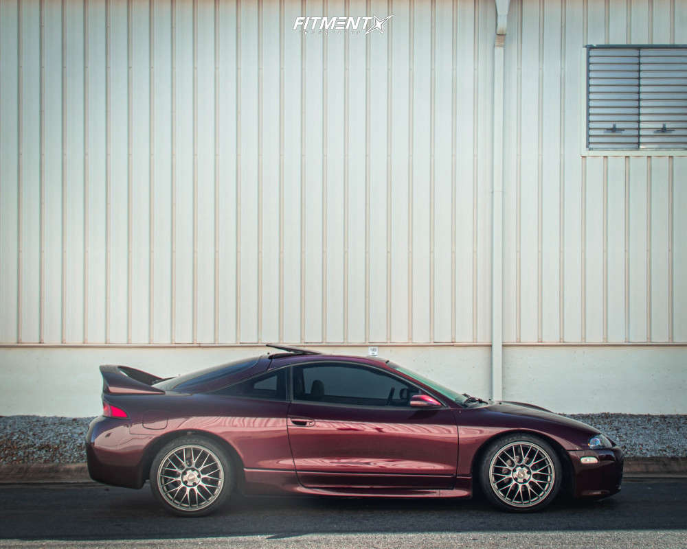 1997 Mitsubishi Eclipse GSX with 18x9 Enkei Bortex and Nitto 225x40 on ...