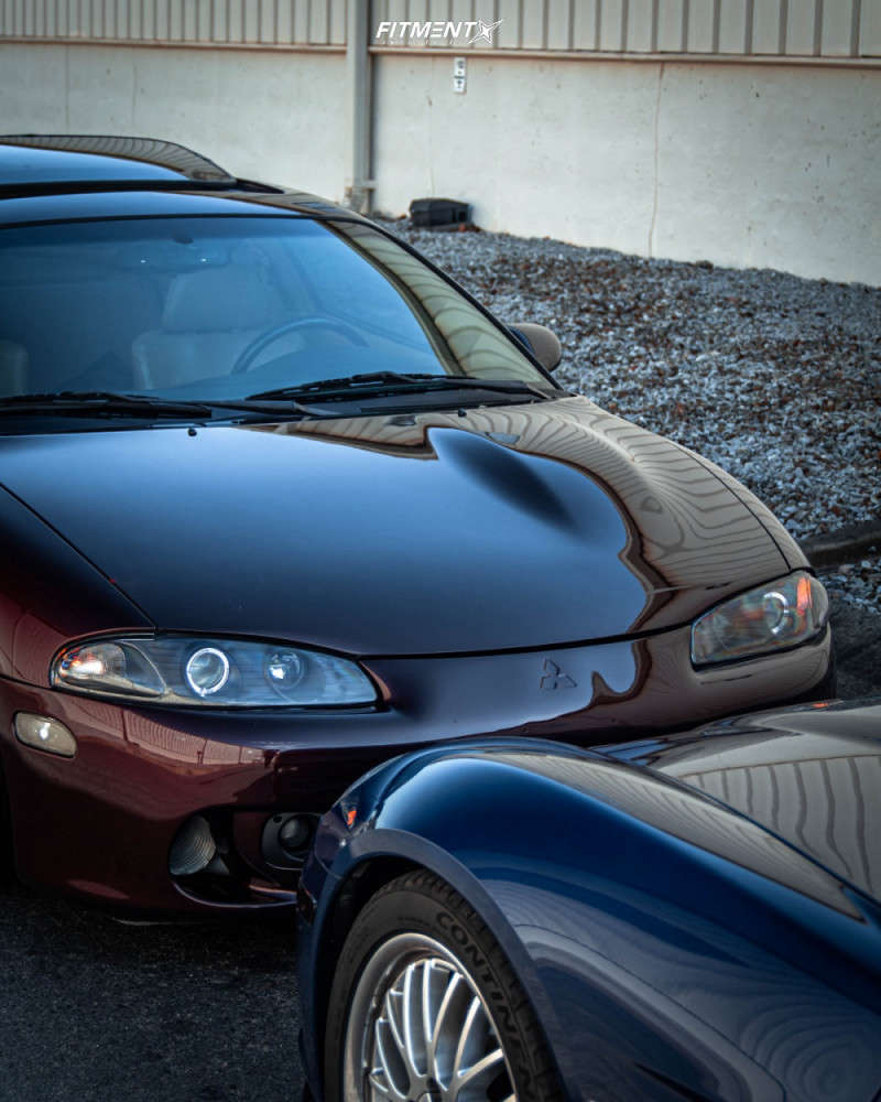 1997 Mitsubishi Eclipse GSX with 18x9 Enkei Bortex and Nitto 225x40 on ...