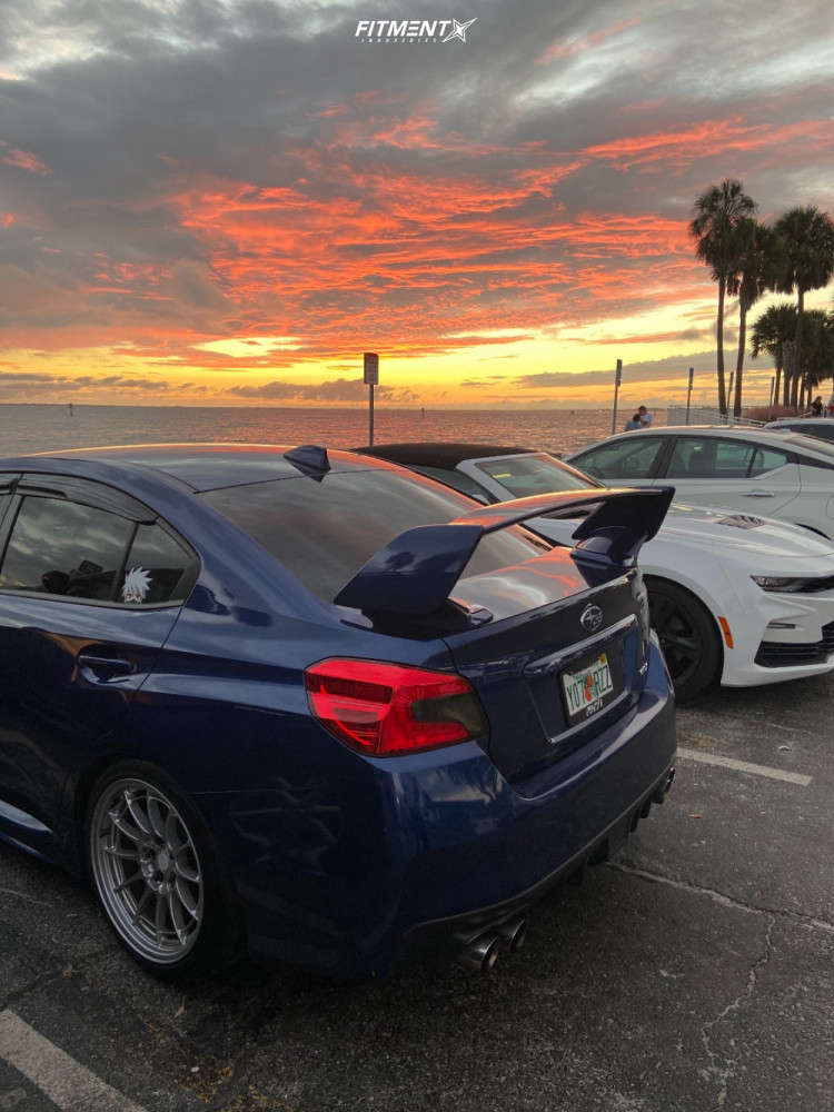 2015 Subaru WRX Base with 18x9.5 Enkei Nt03 and Toyo Tires 245x35 on ...