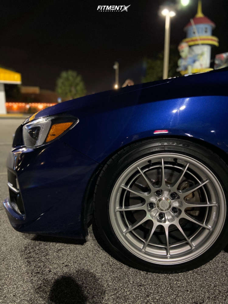 2015 Subaru WRX Base with 18x9.5 Enkei Nt03 and Toyo Tires 245x35 on ...