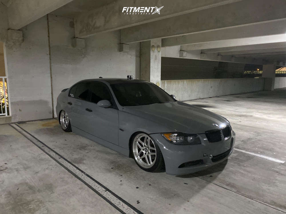 2007 BMW 328i Base with 18x8.5 ESR Cs15 and Bridgestone 225x35 on ...