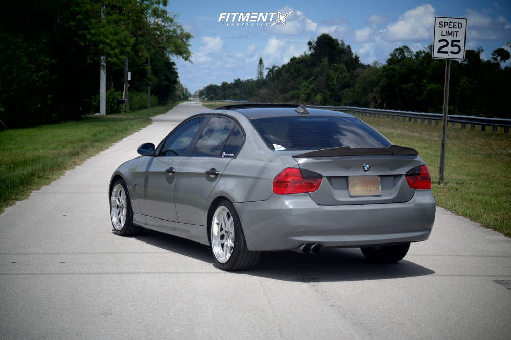 2007 BMW 328i Base with 18x8.5 ESR Cs15 and Bridgestone 225x35 on ...
