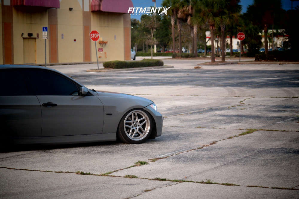 2007 BMW 328i Base with 18x8.5 ESR Cs15 and Bridgestone 225x35 on ...