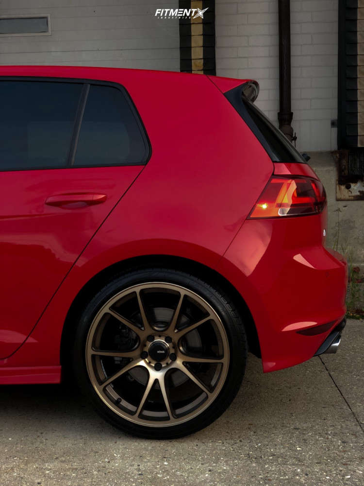 2017 Volkswagen Golf R Base with 19x9.5 Konig Freeform and Kenda 235x35 ...