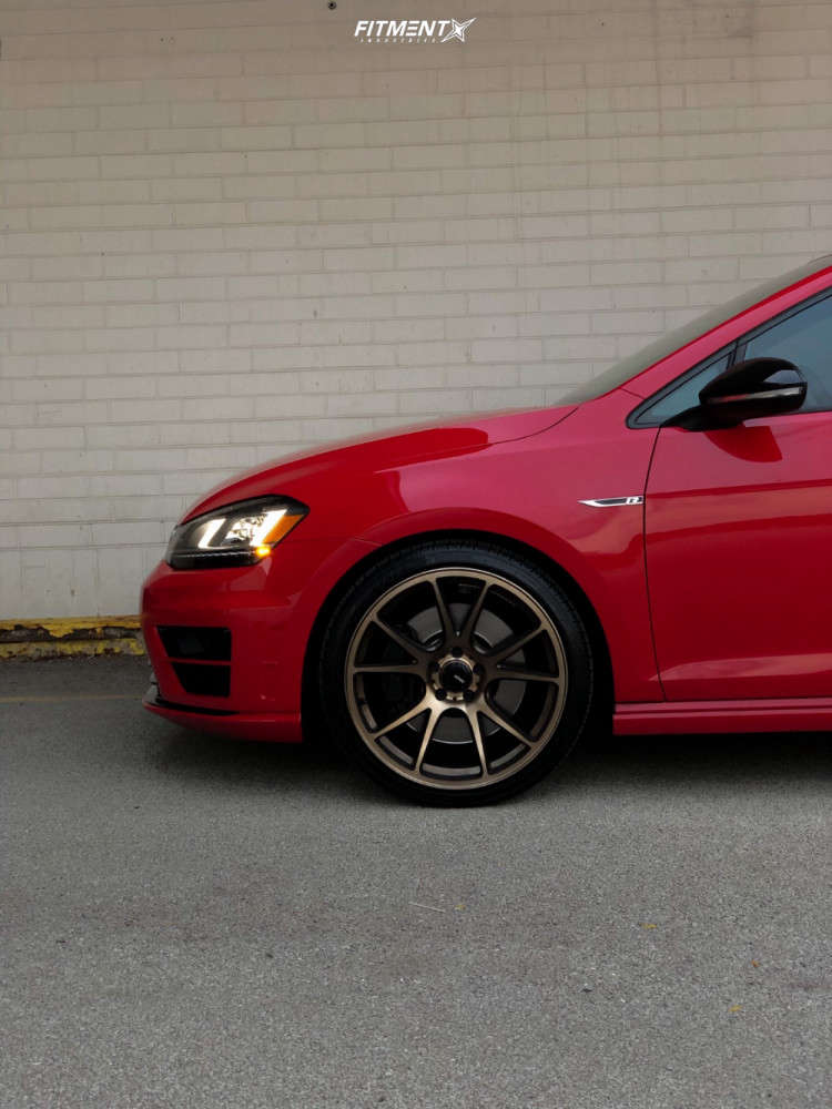 2017 Volkswagen Golf R Base with 19x9.5 Konig Freeform and Kenda 235x35 ...