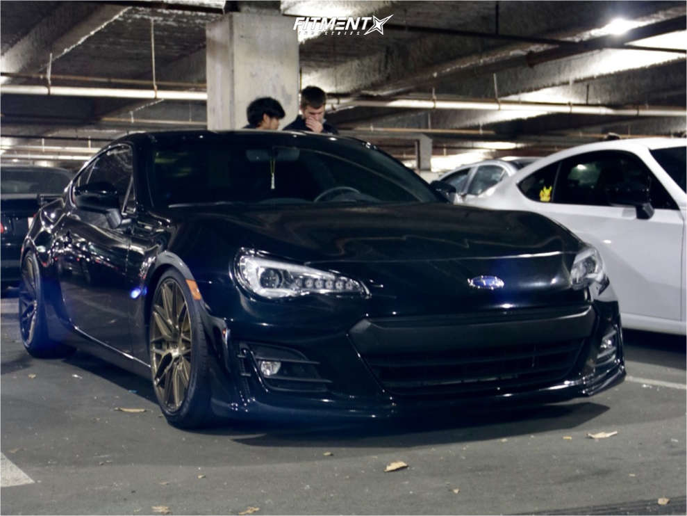 2020 Subaru BRZ Limited with 18x8.5 F1R F103 and Pirelli 225x40 on ...
