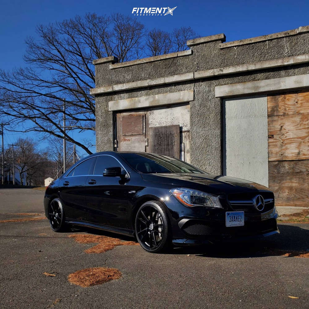 2016 Mercedes-Benz CLA45 AMG 4Matic with 19x8.5 HRE Ff04 and Michelin ...