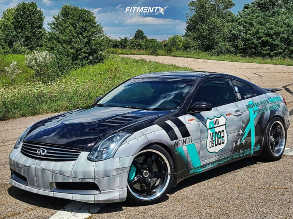 2005 INFINITI G35 Base with 19x9.5 Volk Gt-s and Firestone 255x35 on ...