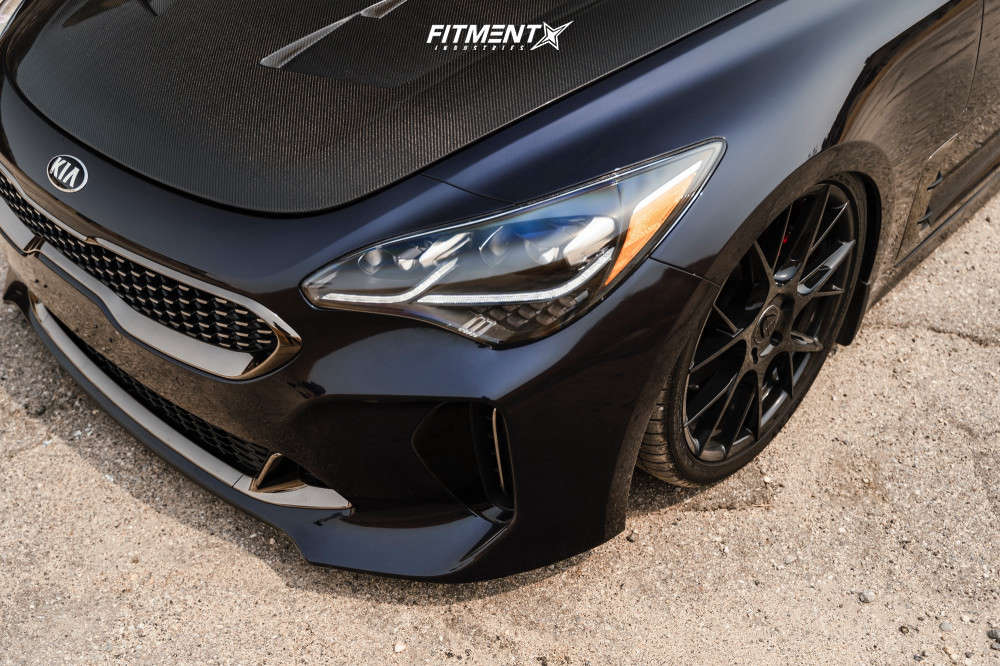 2020 Kia Stinger GT with 19x9 Blaque Diamond Bd-f18 and Falken 245x35 ...