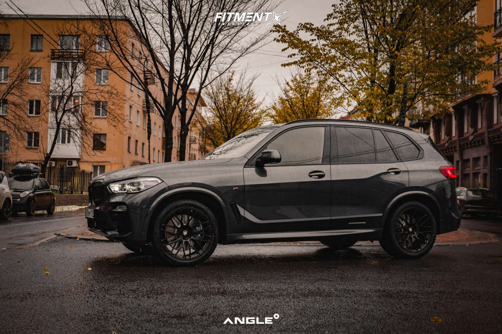 2020 BMW X5 M with 21x9.5 ANGLE A1-S450 and Pirelli 275x40 on Stock ...