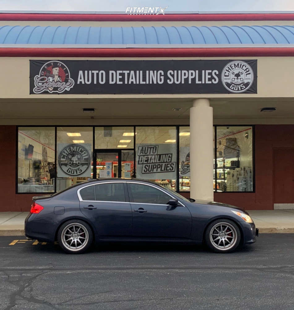 2011 INFINITI G37 X Sport with 19x9.5 Aodhan Ds07 and Michelin 245x40 ...
