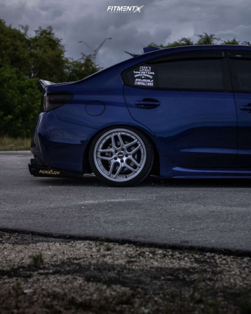 2019 Subaru WRX Limited with 18x9.5 ESR Cs15 and Federal 225x35 on ...