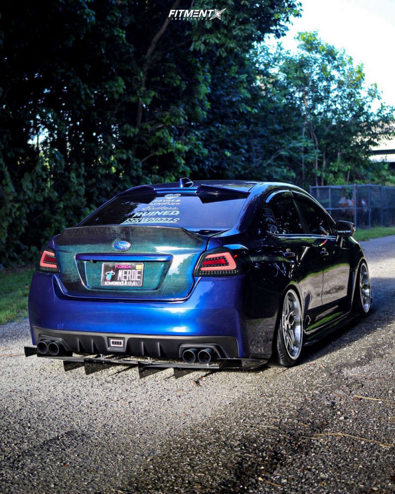 2019 Subaru WRX Limited with 18x9.5 ESR Cs15 and Federal 225x35 on ...