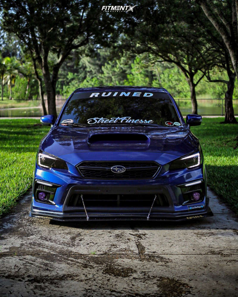 2019 Subaru WRX Limited with 18x9.5 ESR Cs15 and Federal 225x35 on ...