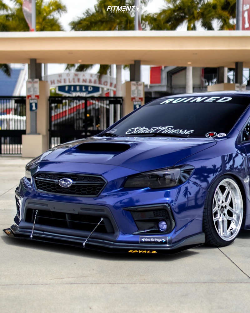 2019 Subaru WRX Limited with 18x9.5 ESR Cs15 and Federal 225x35 on ...