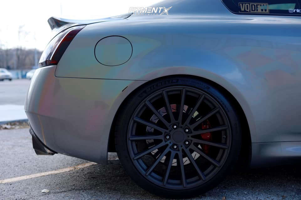 2008 INFINITI G37 Sport with 20x8.5 TSW Chicane and Nitto 245x35 on ...