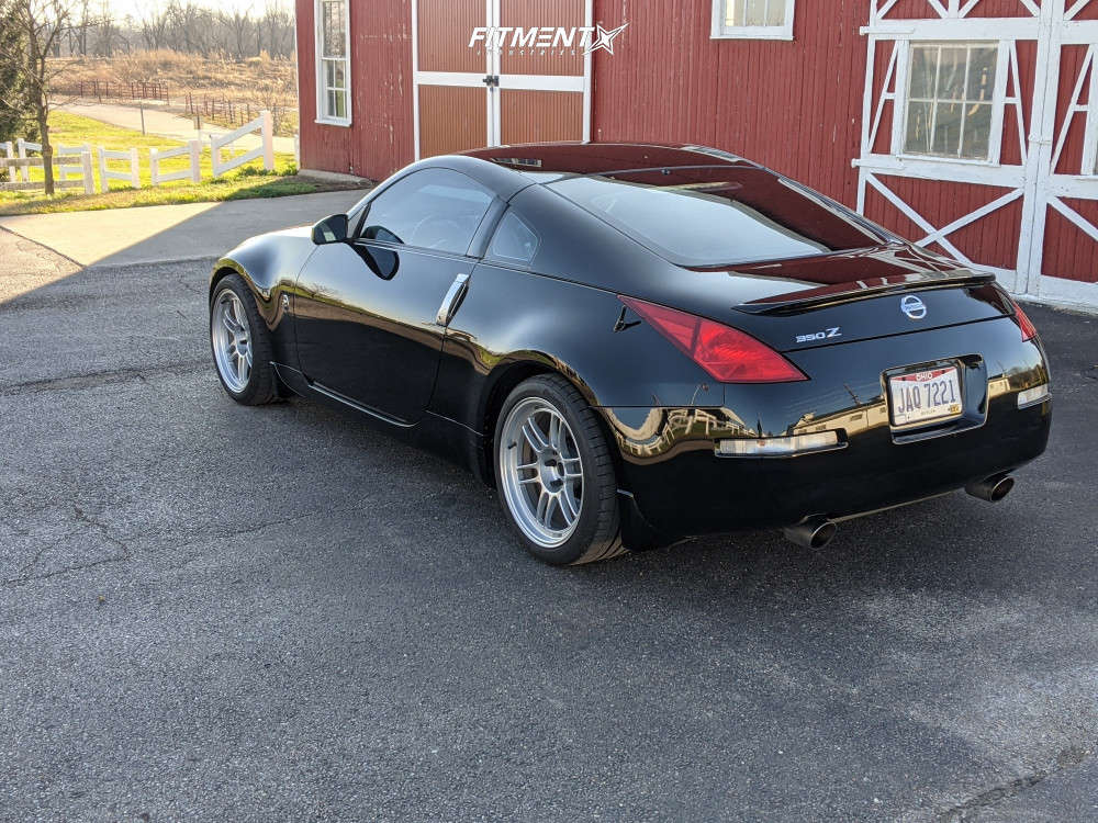 2003 Nissan 350Z Track with 18x9.5 Enkei Rpf1 and Continental 265x35 on ...