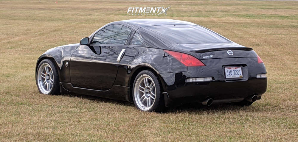 2003 Nissan 350Z Track with 18x9.5 Enkei Rpf1 and Continental 265x35 on ...