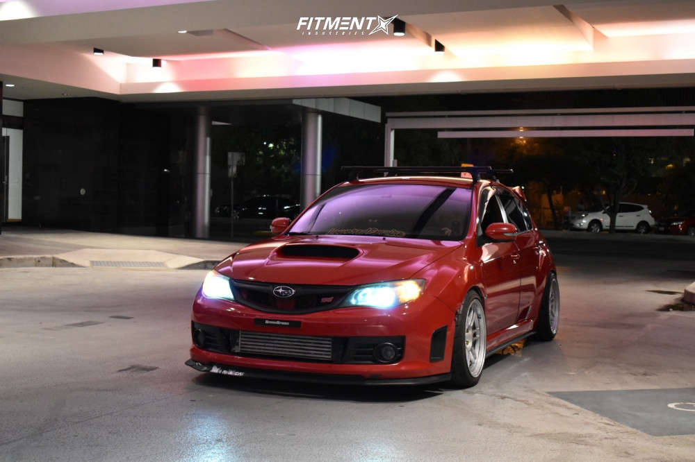2010 Subaru Impreza WRX STI with 18x9.5 Enkei Rpf1 and Firestone 255x35 on Coilovers | 1389461 ...