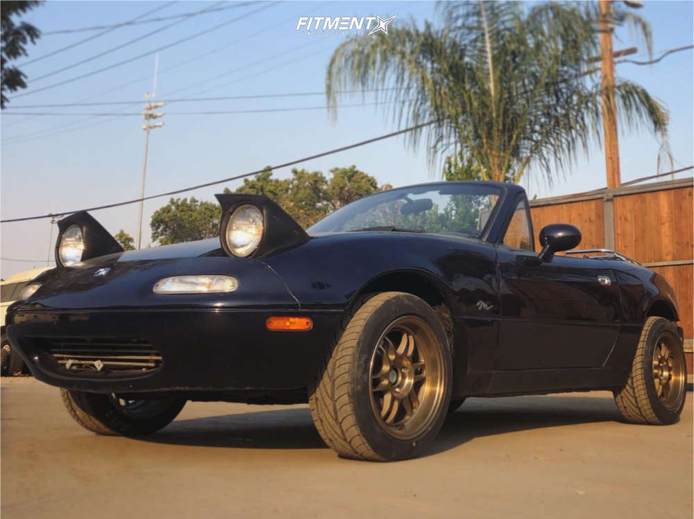 1996 Mazda Miata M Edition with 15x8 Konig Wideopen and Nitto 205x50 on ...