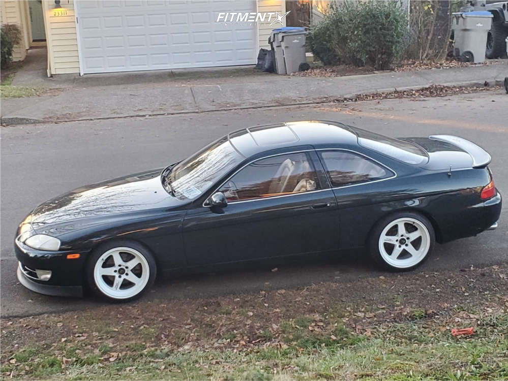 1992 Lexus SC400 Base with 18x9 Cosmis Racing Xt-005r and Nitto 225x40 ...