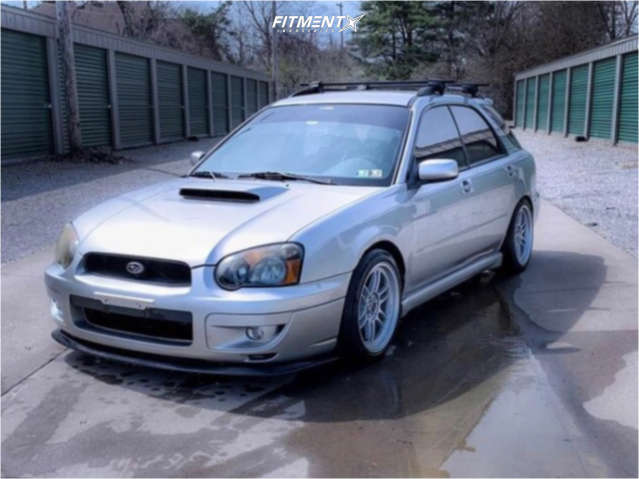 2005 Subaru WRX Base with 17x9 Enkei Rpf1 and Firestone 225x45 on Coilovers | 1391049 | Fitment ...