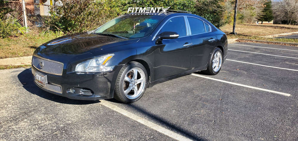2014 Nissan Maxima SV with 18x8 TSW Jarama and Continental 245x40 on ...