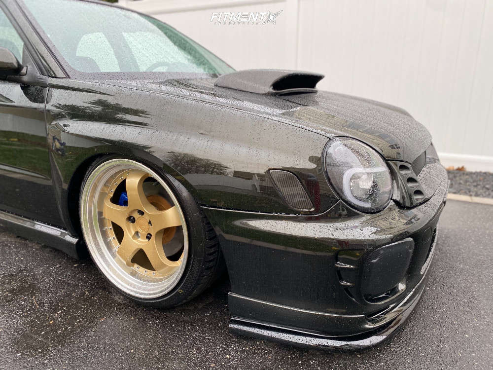2002 Subaru WRX WRX with 18x9.5 Aodhan Ah03 and Nankang 215x40 on Air ...