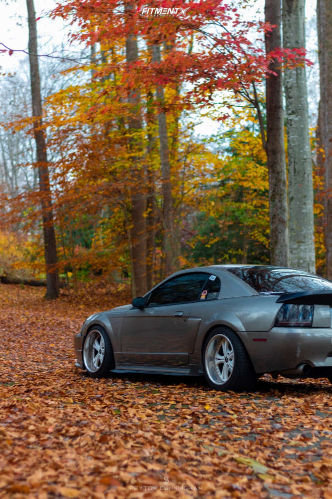 2001 Ford Mustang GT with 18x10.5 Weds Cerberus Ii and Nankang 245x40 ...