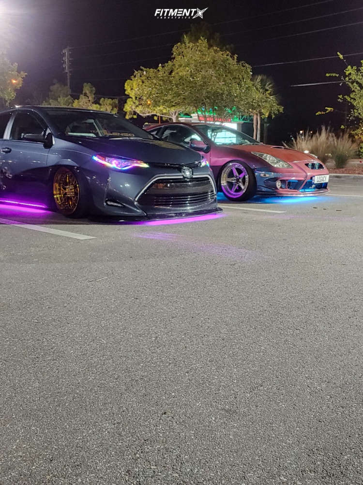 2017 Toyota Corolla LE Eco with 18x9.5 ESR Sr01 and Federal 225x35 on ...