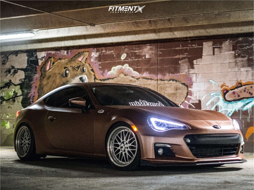 2013 Subaru BRZ Sport-tech with 18x8.5 Varrstoen Es1 and Nitto 235x40 on Coilovers | 1392731 ...
