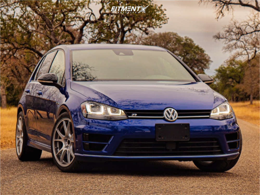 2016 Volkswagen Golf R Base with 18x9 Konig Freeform and Federal 255x35 ...