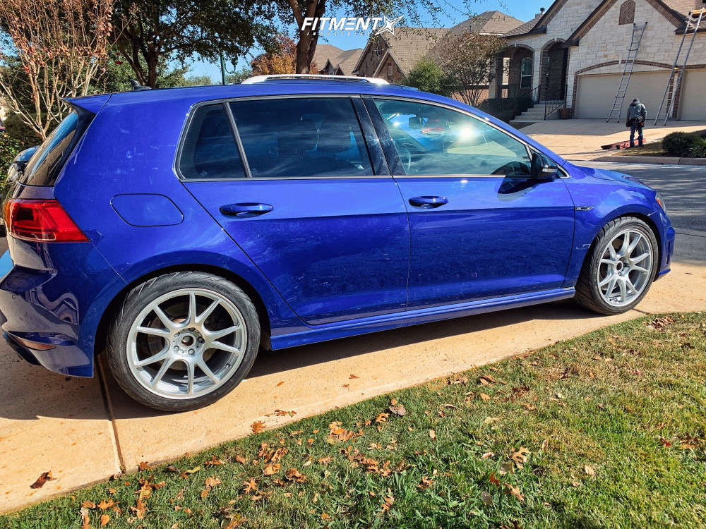 2016 Volkswagen Golf R Base with 18x9 Konig Freeform and Federal 255x35 ...