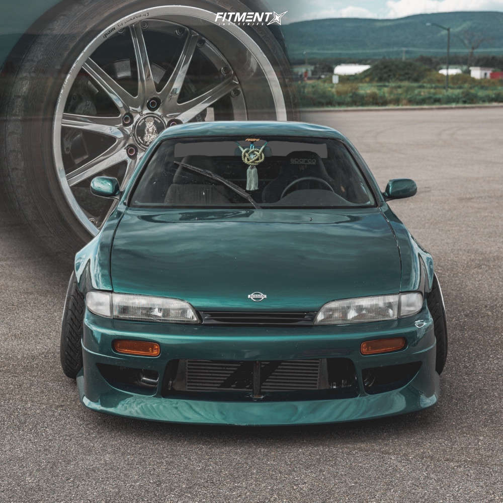1995 Nissan 240SX Base with 18x10.5 Weds Shoki and Zestino 235x40 on ...