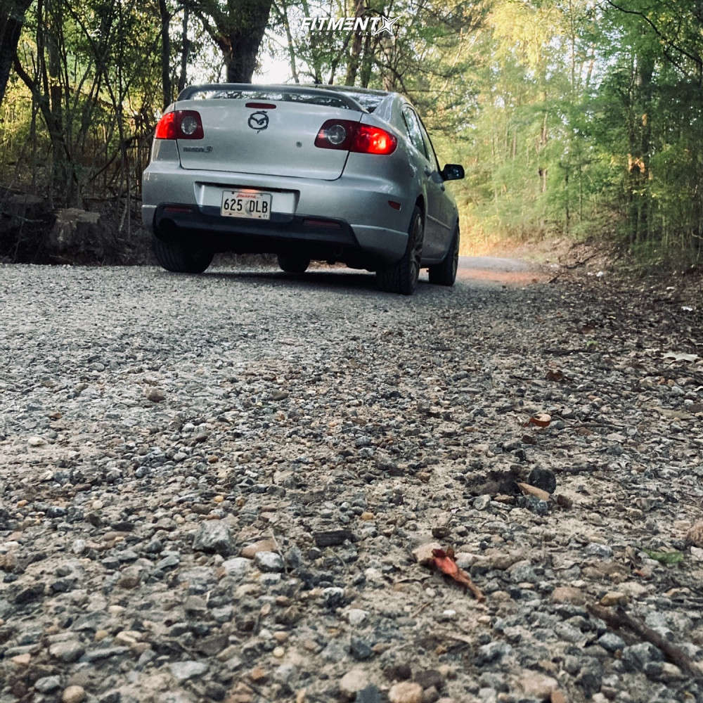 2007 Mazda 3 i with 18x8 MSR 045 and Cooper 215x30 on Stock Suspension ...