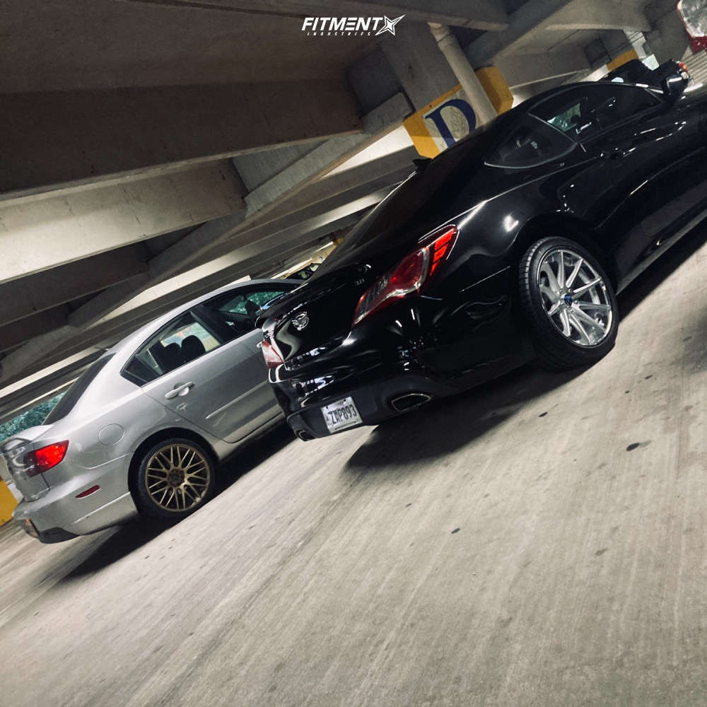 2007 Mazda 3 i with 18x8 MSR 045 and Cooper 215x30 on Stock Suspension ...