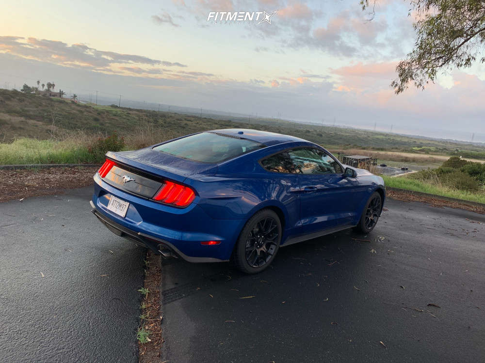 2018 Ford Mustang EcoBoost Premium with 19x9.5 ESR Cs15 and Uniroyal ...