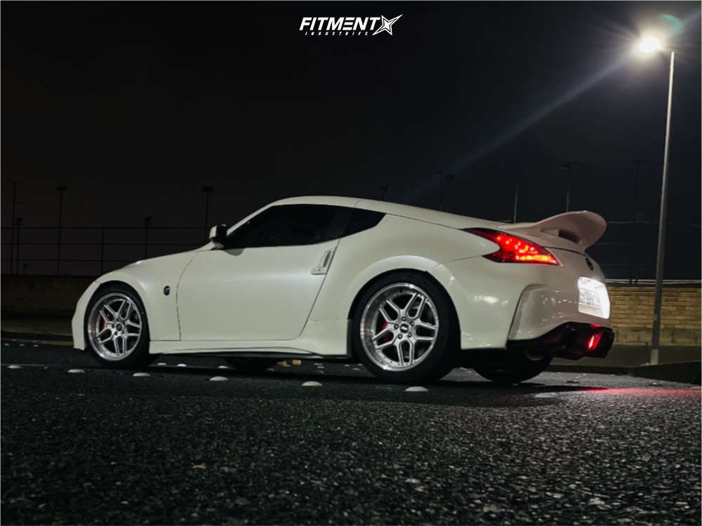 2012 Nissan 370Z Touring with 19x9.5 ESR Cs15 and Kinforest 255x40 on ...