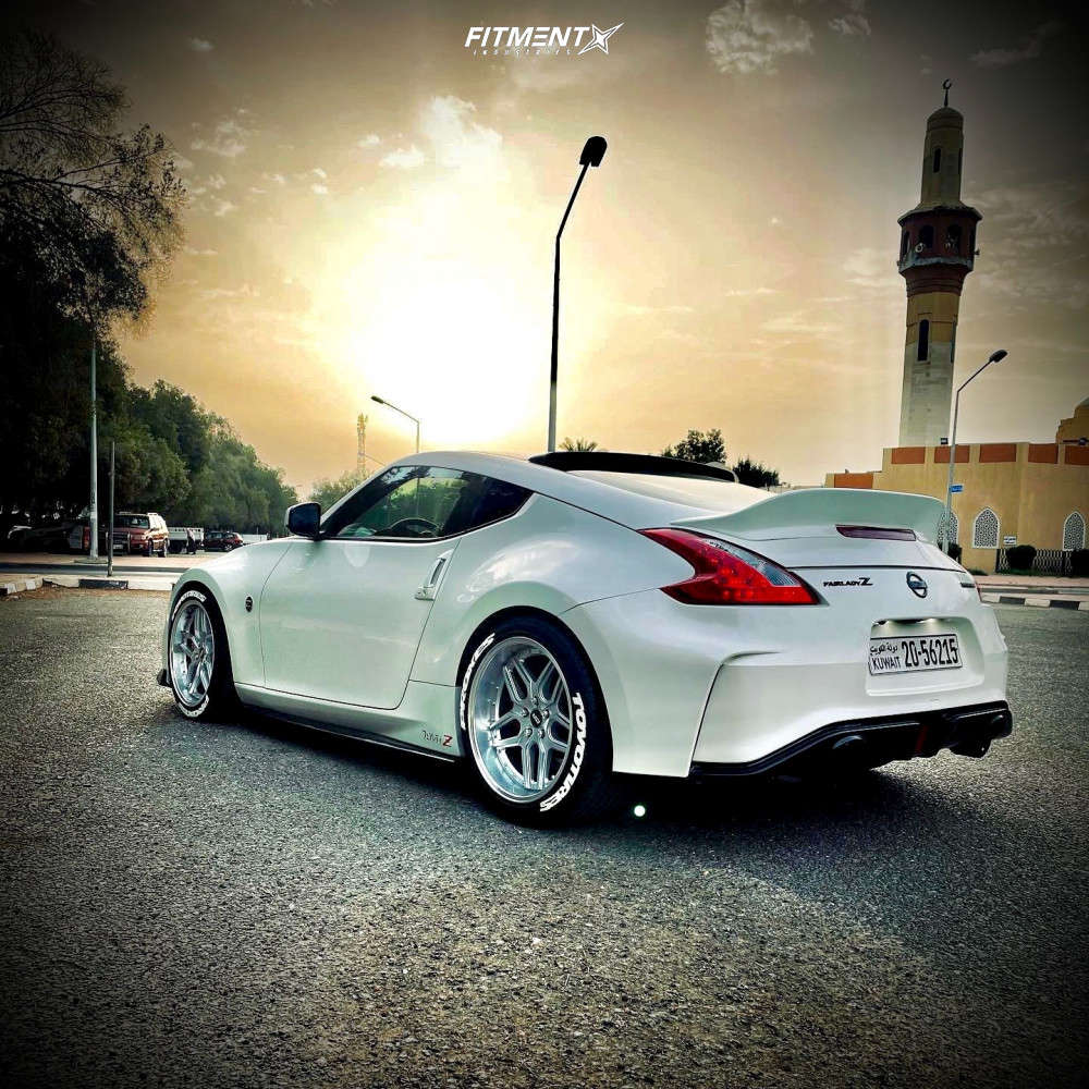 2012 Nissan 370Z Touring with 19x9.5 ESR Cs15 and Kinforest 255x40 on ...
