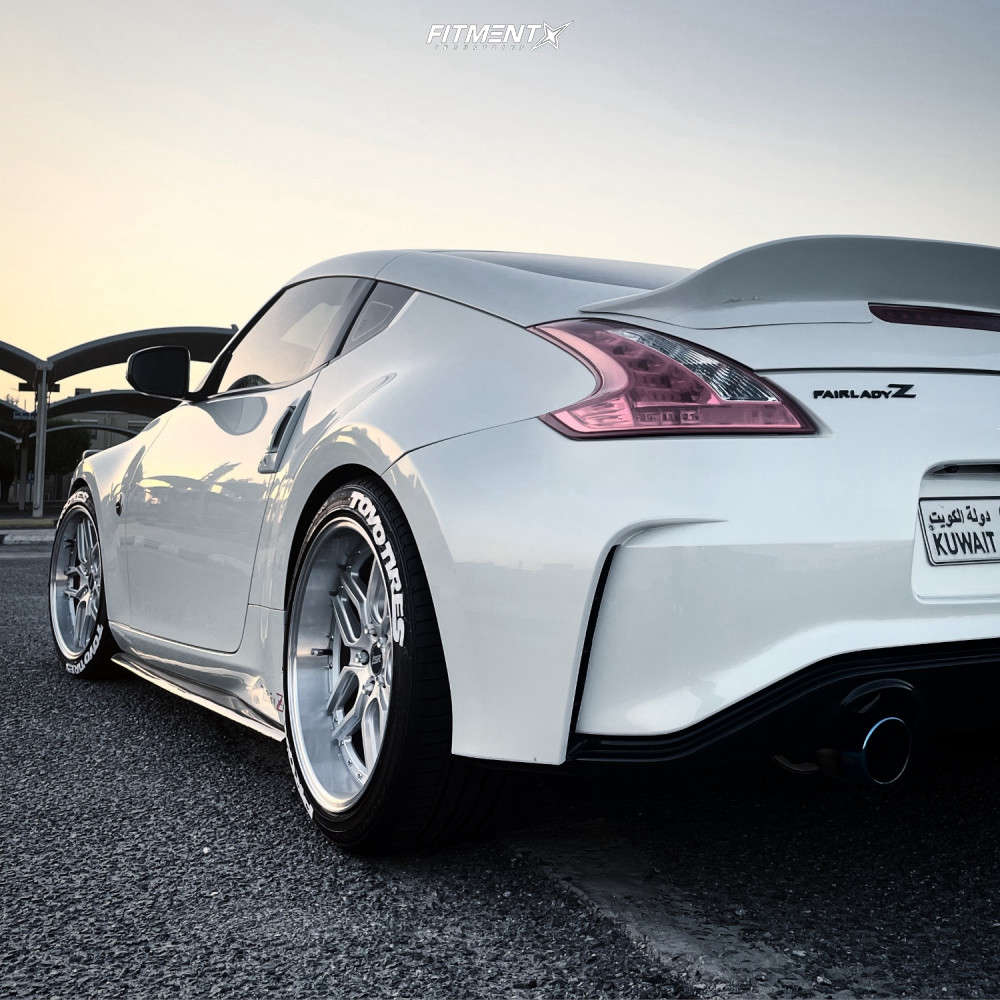 2012 Nissan 370Z Touring with 19x9.5 ESR Cs15 and Kinforest 255x40 on ...