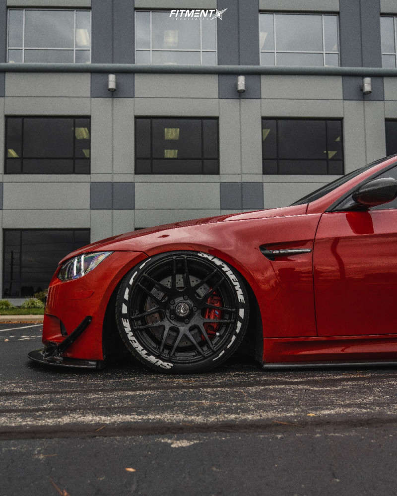 2008 BMW M3 Base with 18x9.5 Forgestar F14 and Continental 255x35 on ...